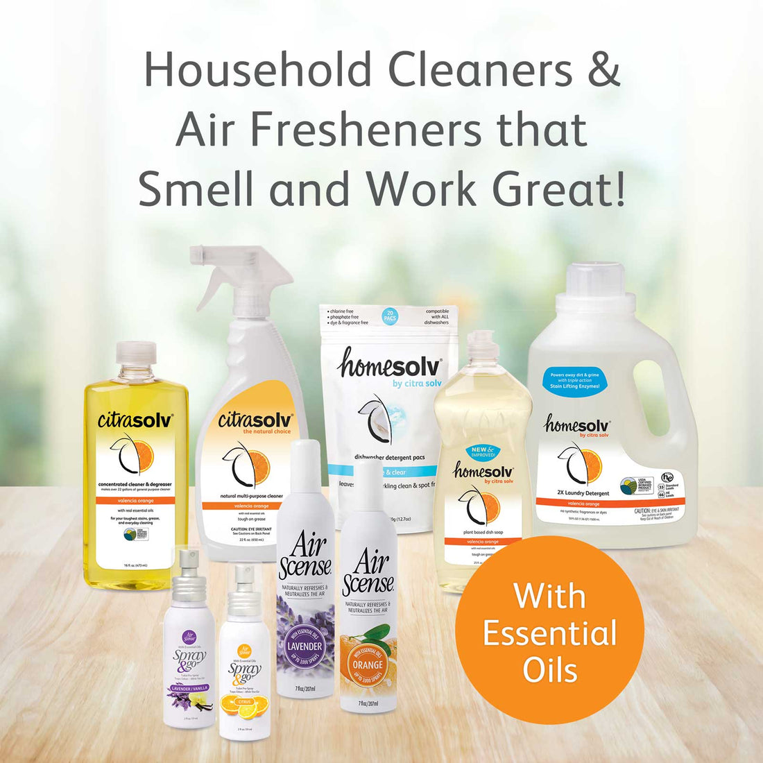Citra Solv | All-Purpose Fresh Citrus Cleaners for Home and Office