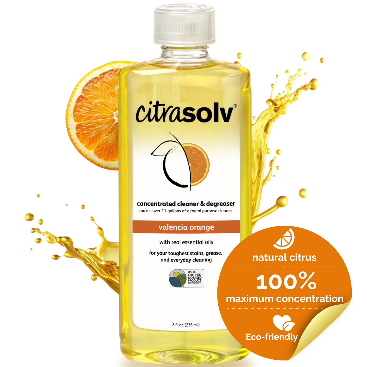 Citra Solv Concentrated Cleaner & Degreaser - Natural Adhesive Remover